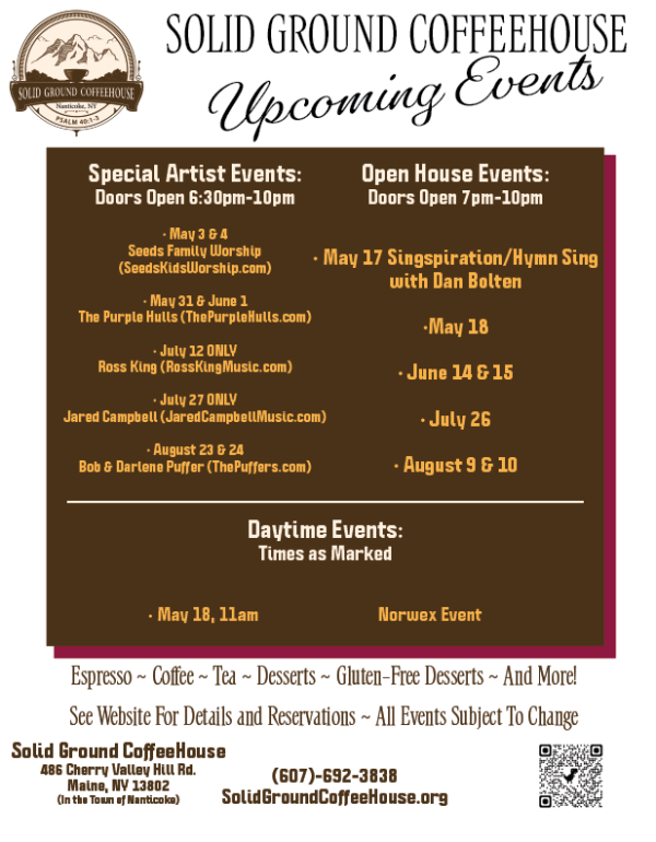 Events – Solid Ground CoffeeHouse